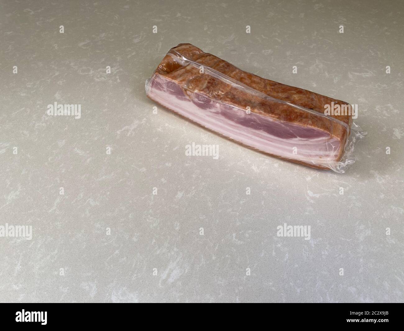 Top view sauteed pig meat. Pig bacon Stock Photo - Alamy