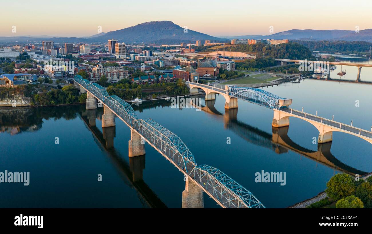 Chattanooga aerial hi-res stock photography and images - Alamy