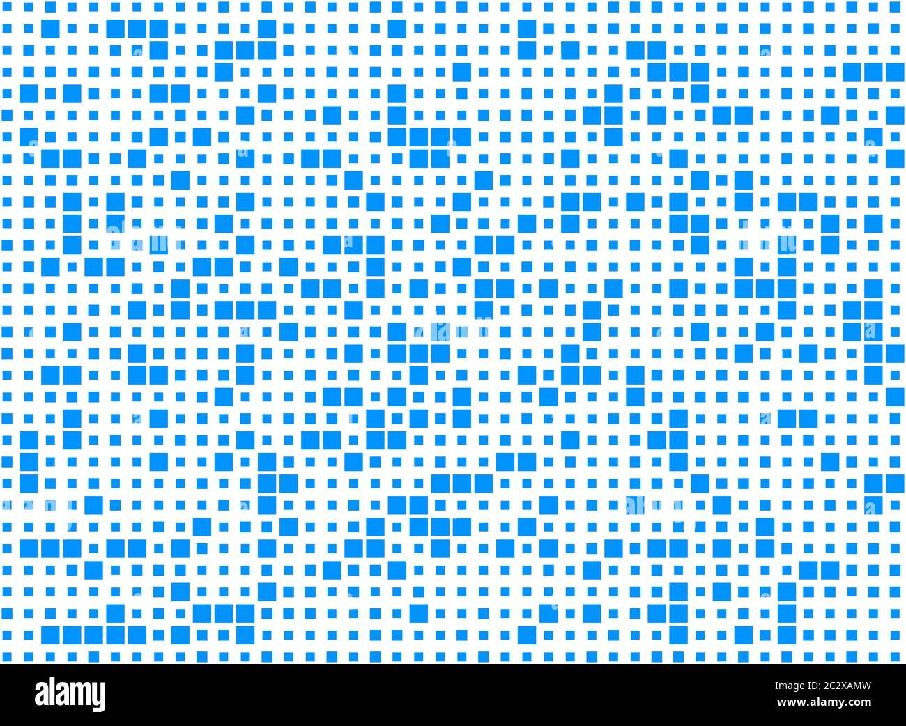 Vector illustration of seamless pattern of square blue background ...