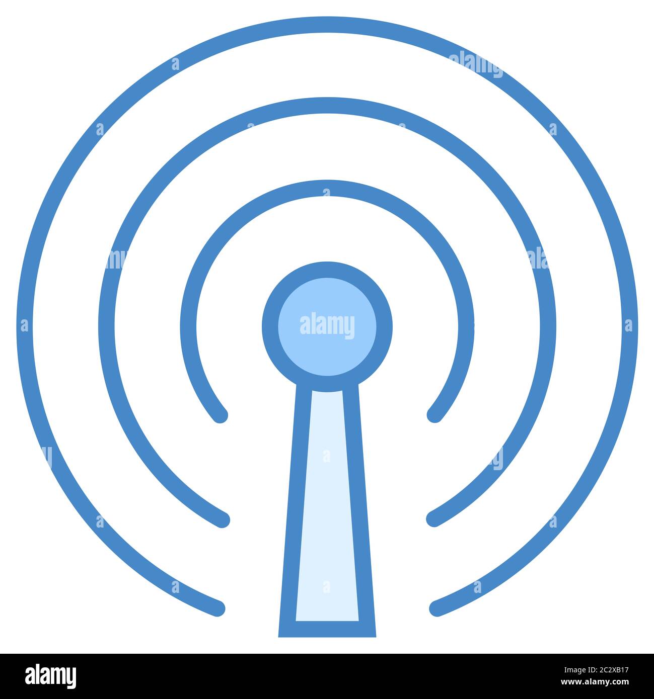 5G high speed signal antena connection network illustration blue Stock ...