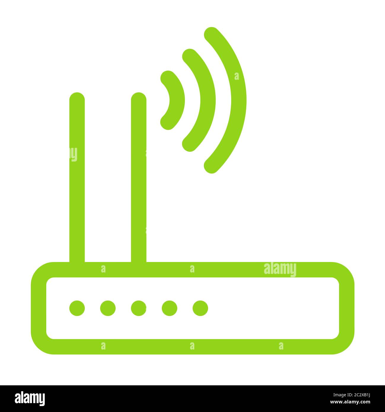 wireless router green broadband connection data eletronic illustration ...