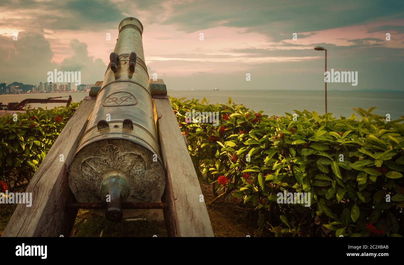 Fort Cornwallis, bastion fort in George Town, Penang, Malaysia ...