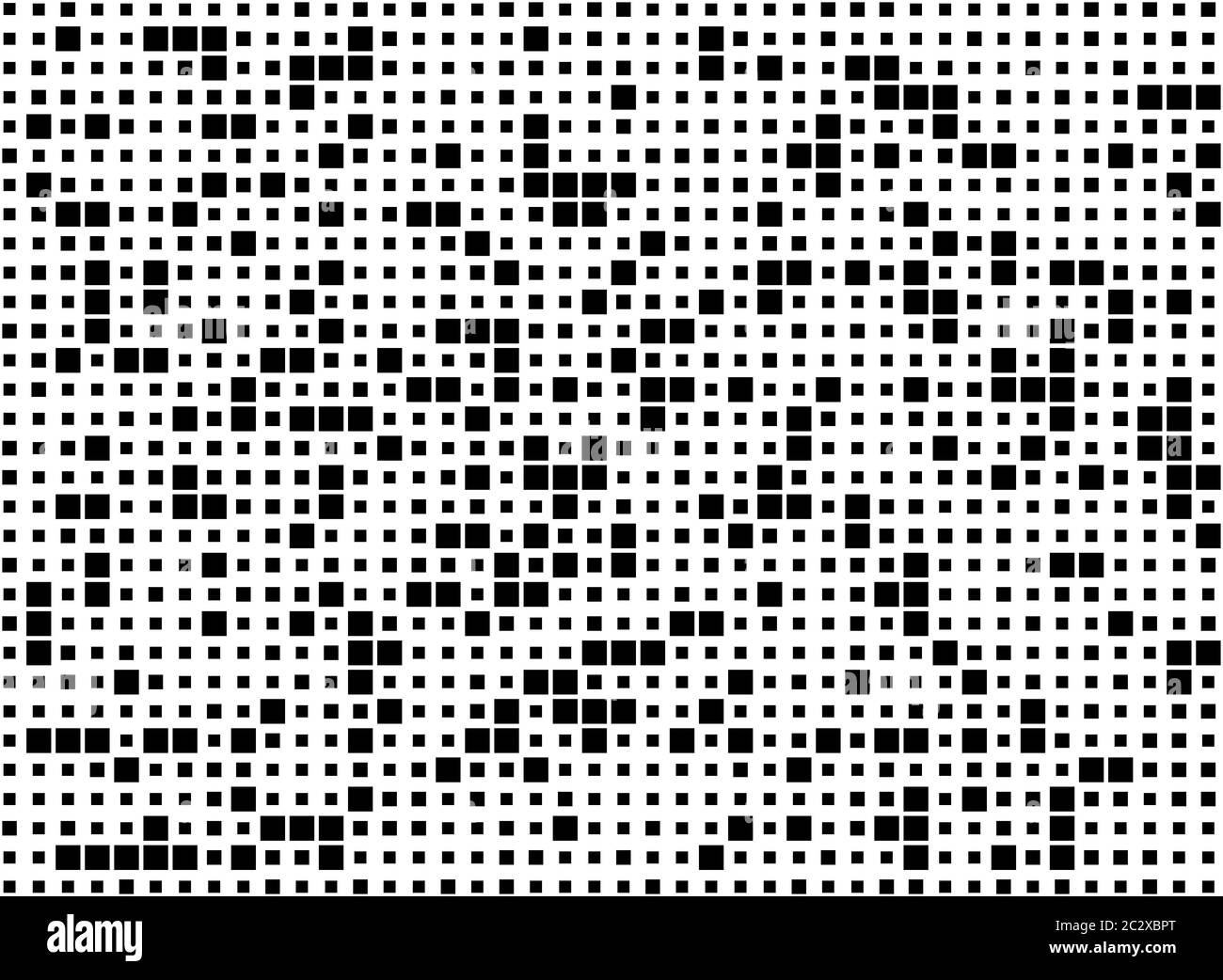 Vector illustration of seamless pattern of square black background ...