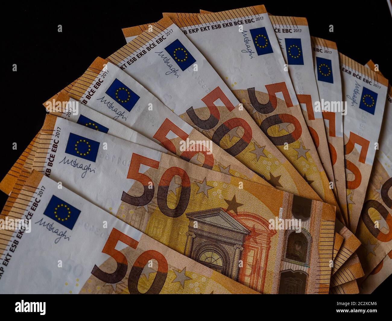 Euro banknotes money (EUR), currency of European Union Stock Photo - Alamy