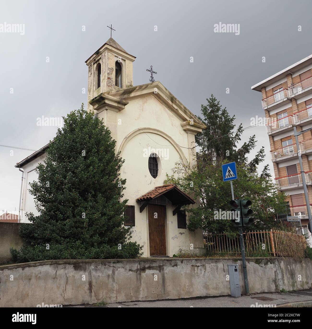 San Rocco (meaning Saint Roch) church in Settimo Torinese, Italy Stock ...