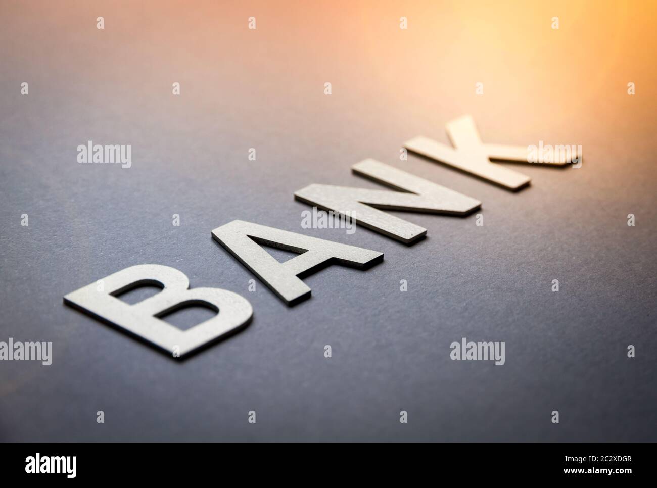 Word bank written with white solid letters on a board Stock Photo - Alamy