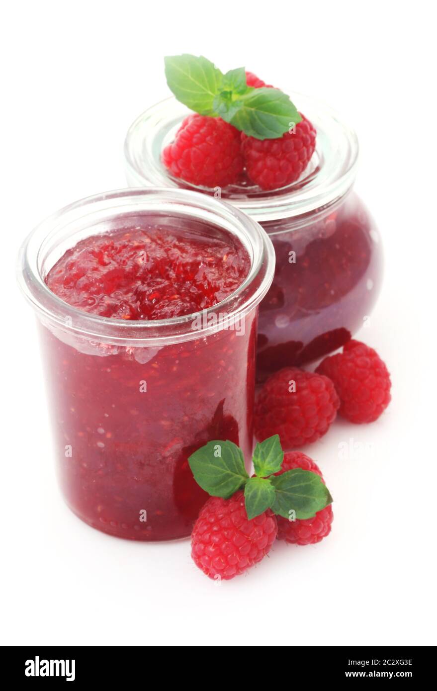 Jar sweet raspberry jam hi-res stock photography and images - Alamy