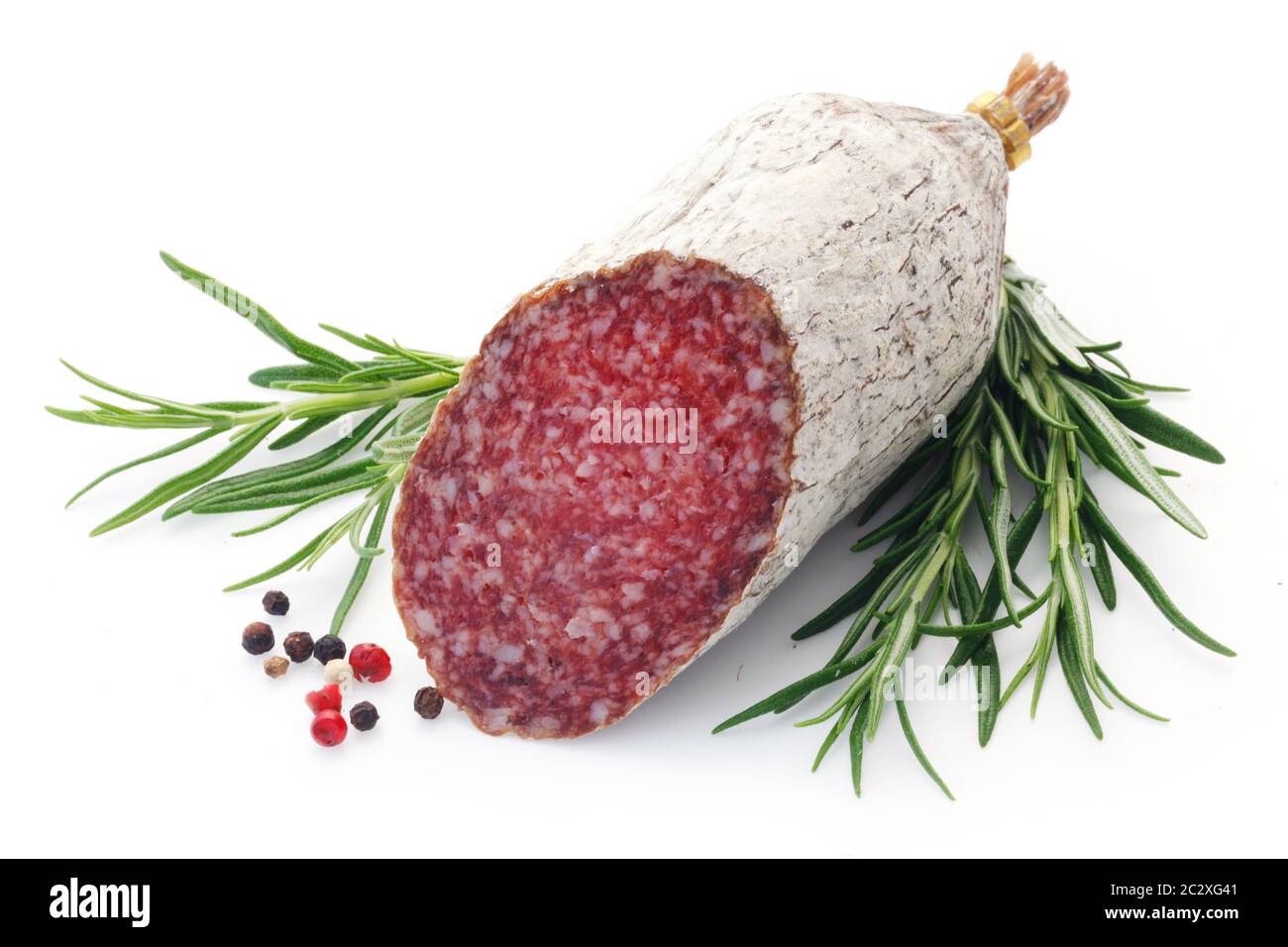 Salami meat hi-res stock photography and images - Alamy