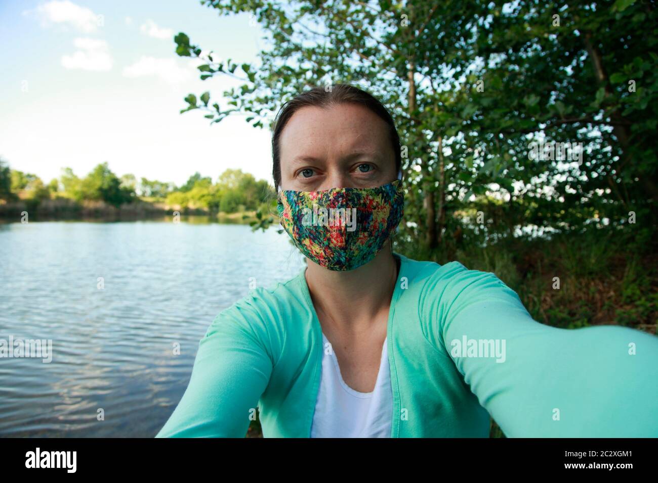 Mask in nature hi-res stock photography and images - Alamy
