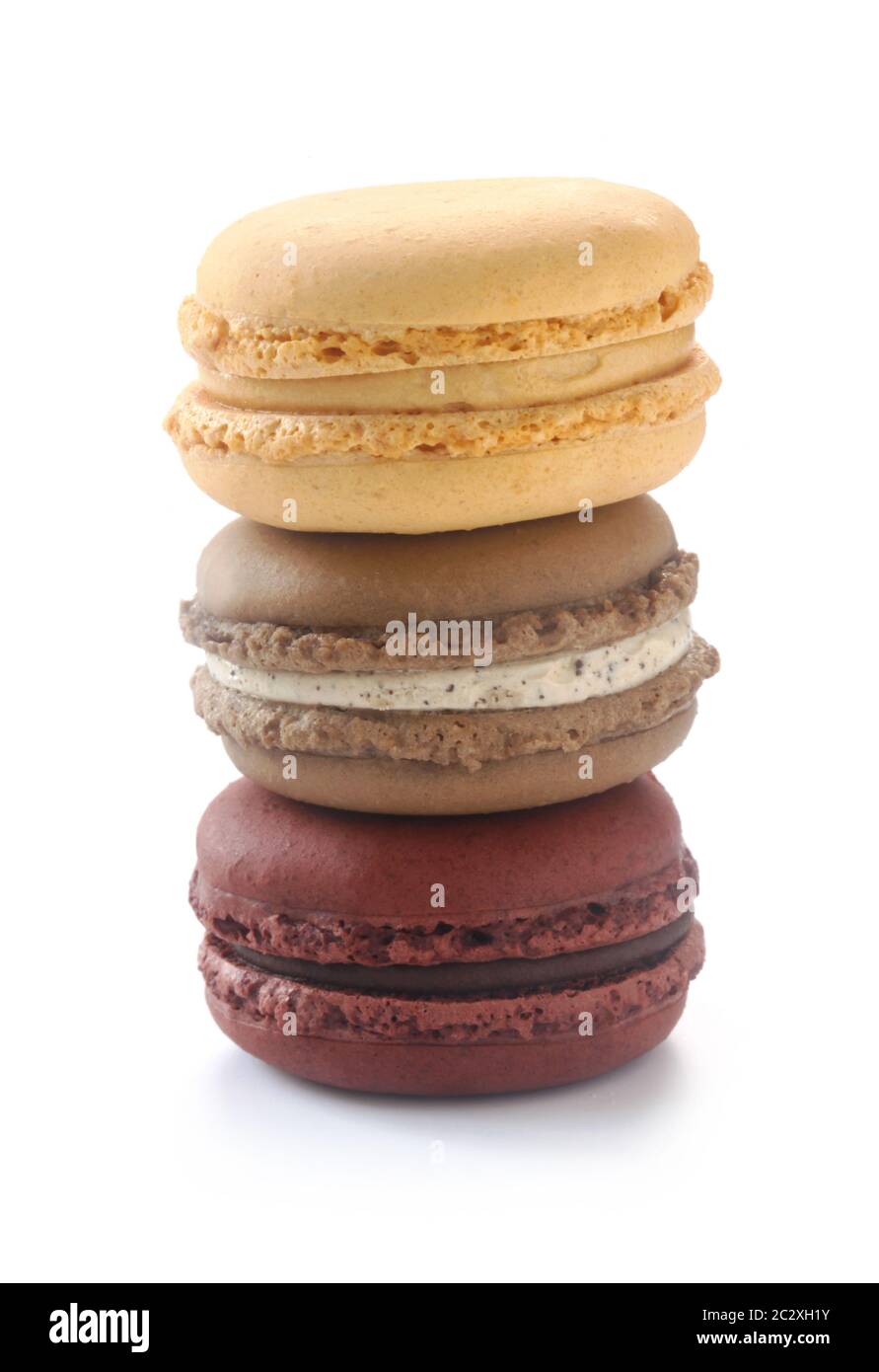 Cocoa macaron hi-res stock photography and images - Alamy