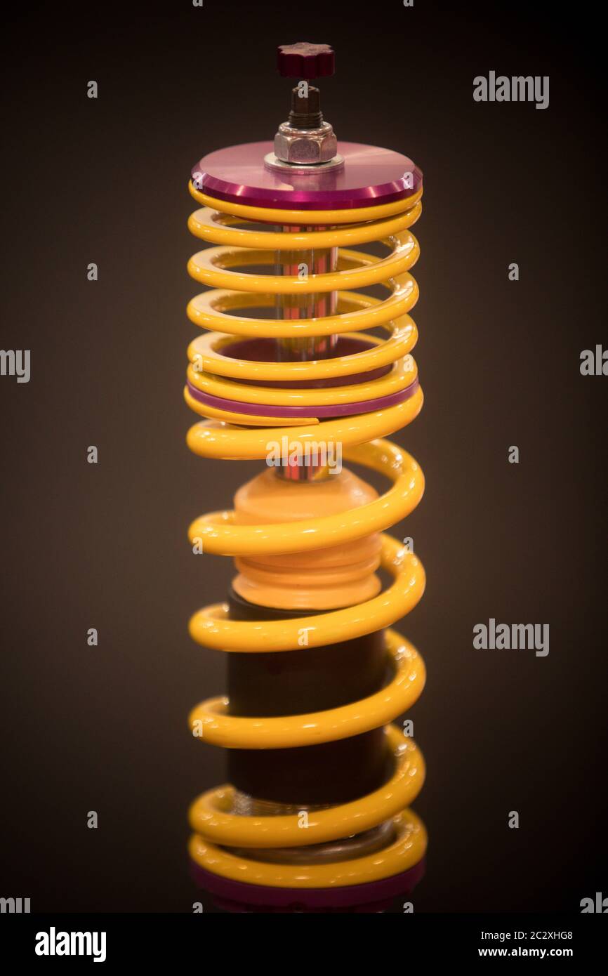 Yellow shock absorber hi-res stock photography and images - Alamy