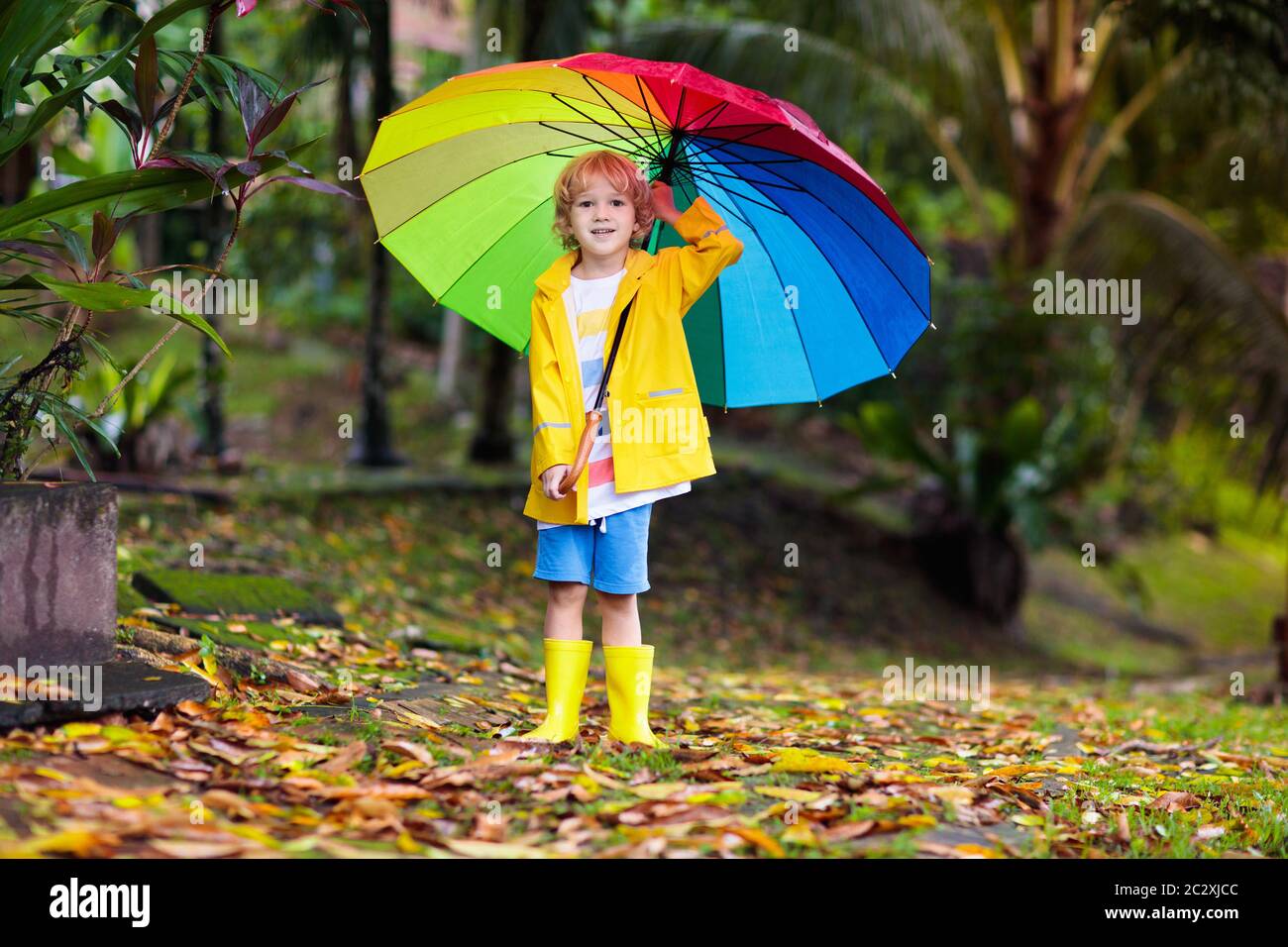 Boy Running In Rain Storm High Resolution Stock Photography and Images ...