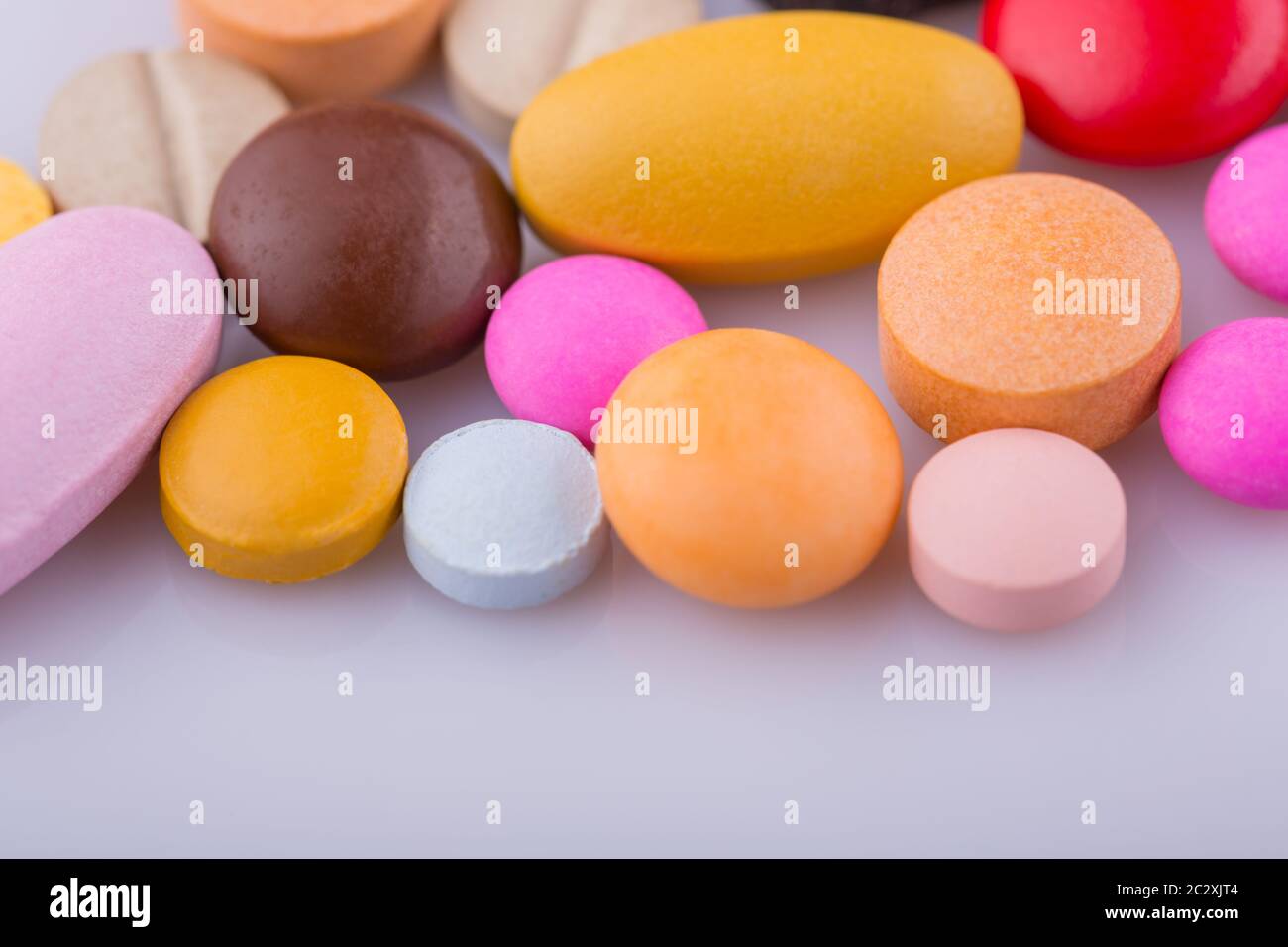 different Tablets pills capsule heap mix therapy drugs Stock Photo - Alamy