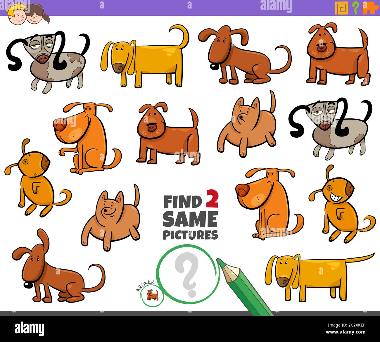 Same dogs hi-res stock photography and images - Alamy