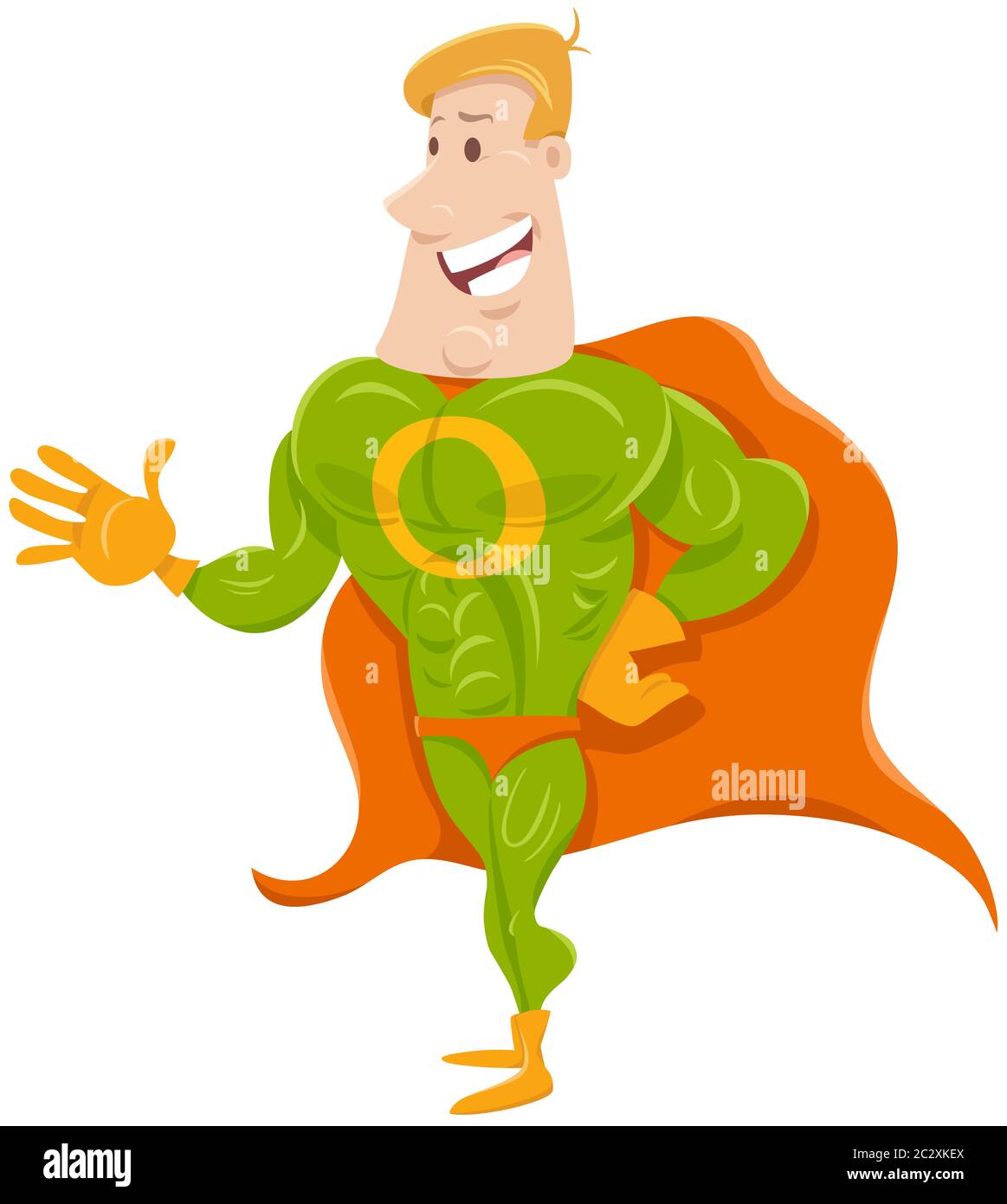 superhero fantasy cartoon character Stock Photo - Alamy