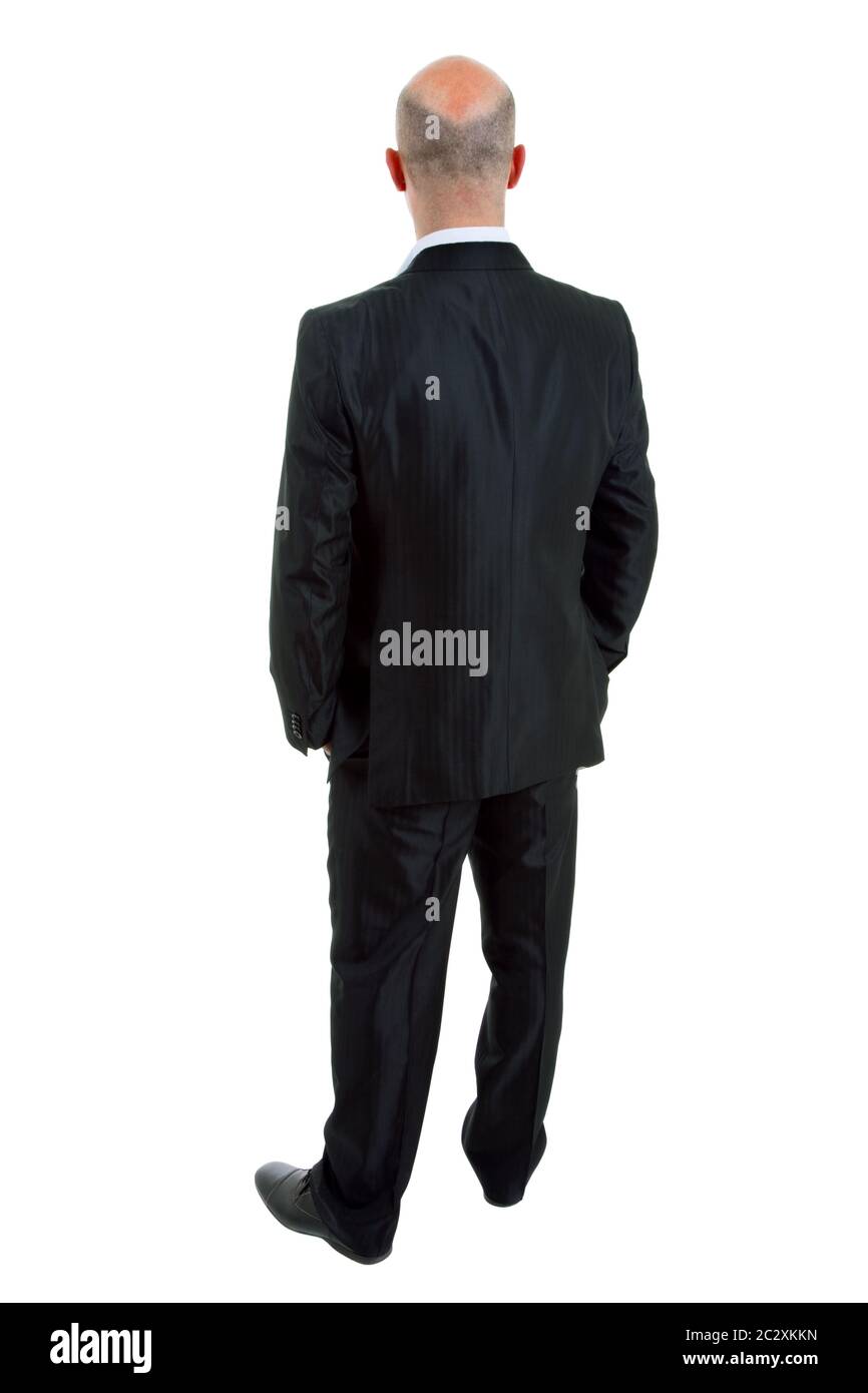 young business man full body from back Stock Photo - Alamy
