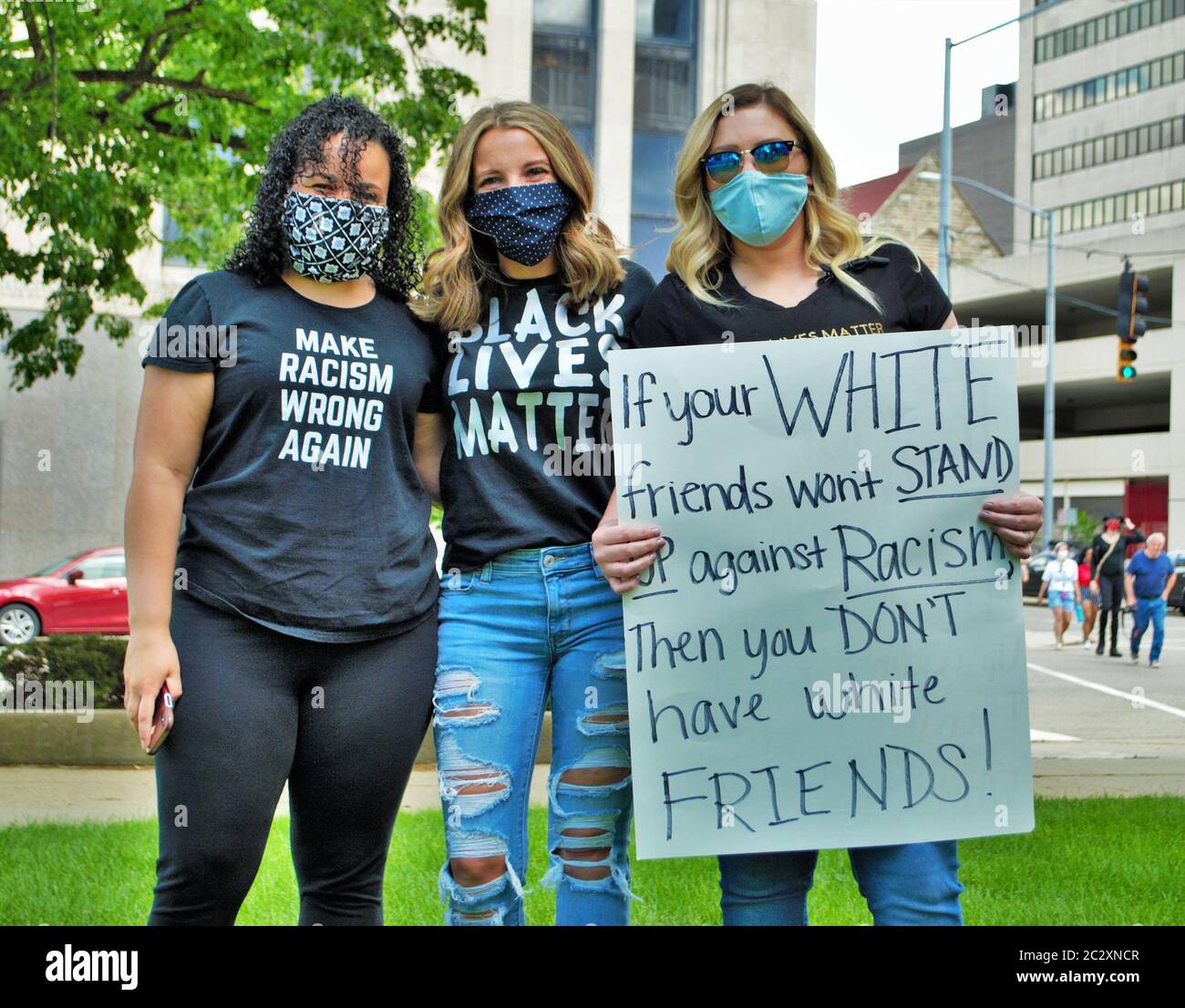 Protesters Holding Protest Signs High Resolution Stock Photography and ...