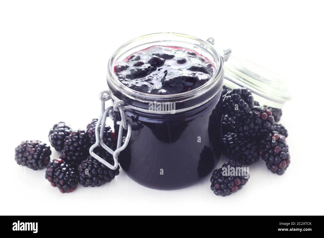Summer fruit jam Cut Out Stock Images & Pictures - Alamy