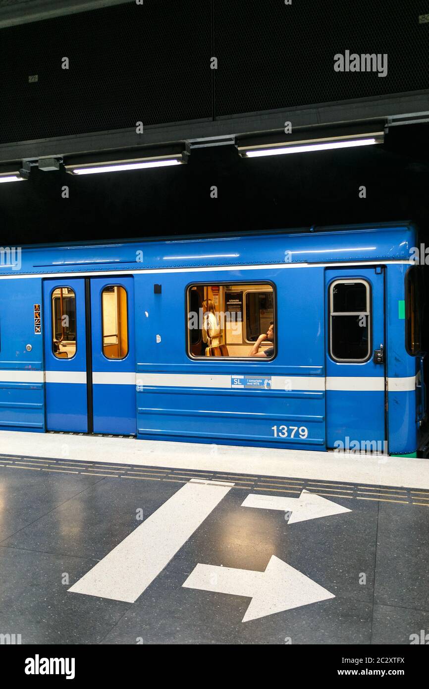Subway station stockholm sweden hi-res stock photography and images - Alamy
