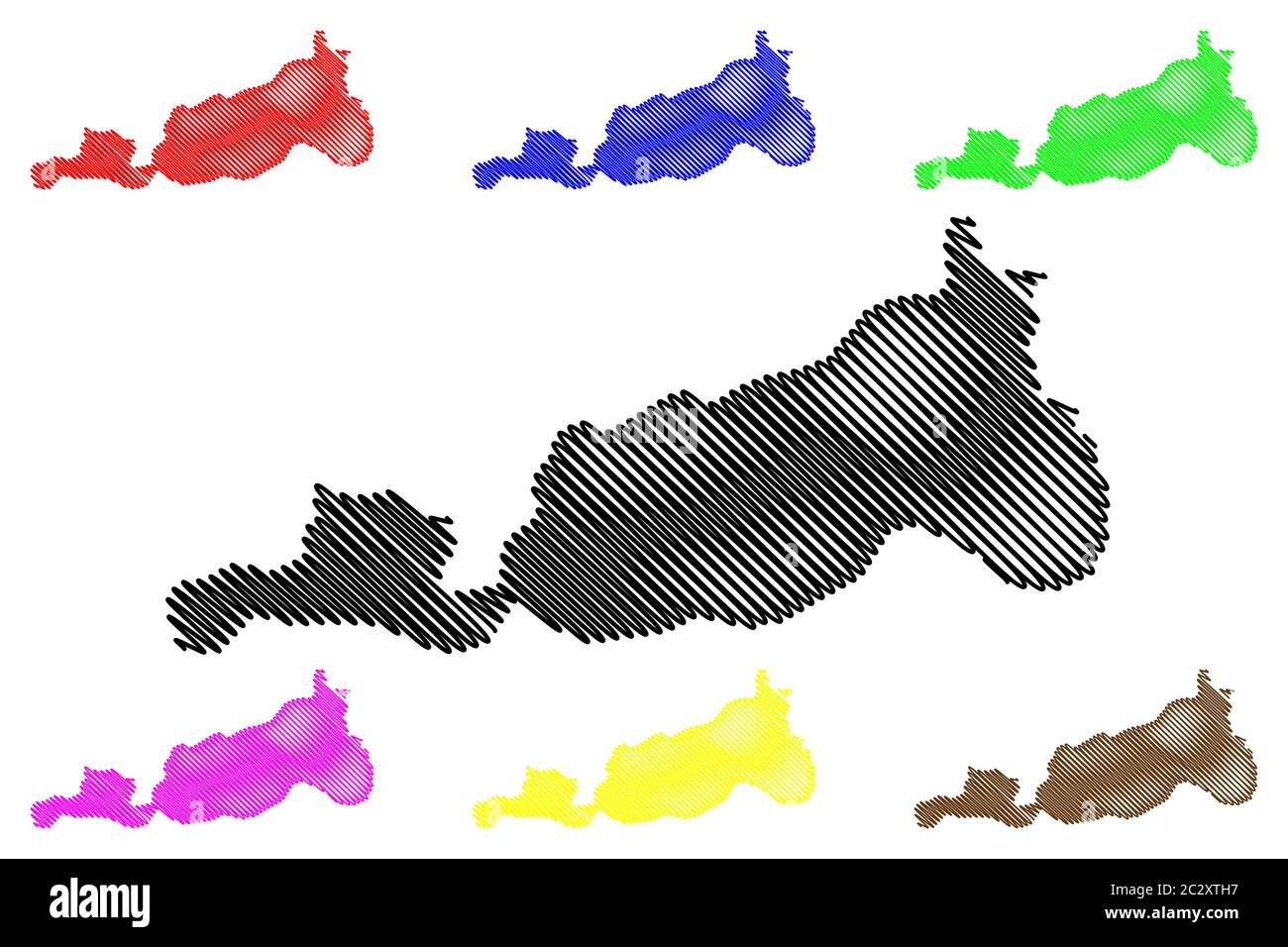Samdrup Jongkhar District (Districts of Bhutan, Kingdom of Bhutan) map ...