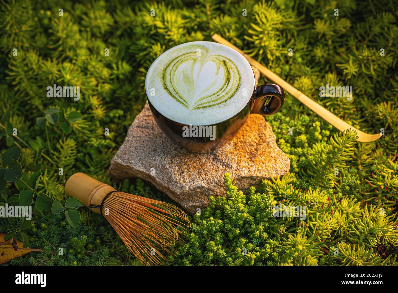 Matcha pattern hi-res stock photography and images - Alamy