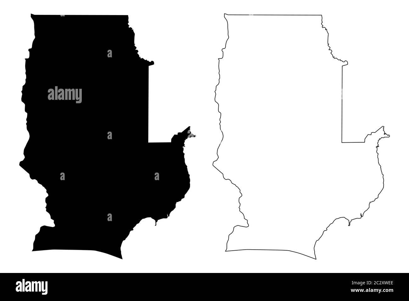 Davao City (Republic of the Philippines, Davao Region) map vector ...