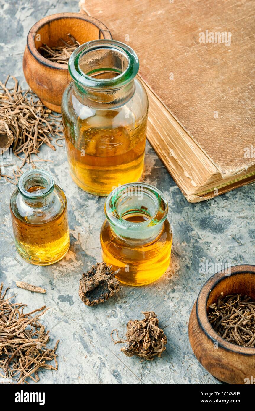 Medicinal tincture from the roots and rhizomes of valerian.Herbal ...