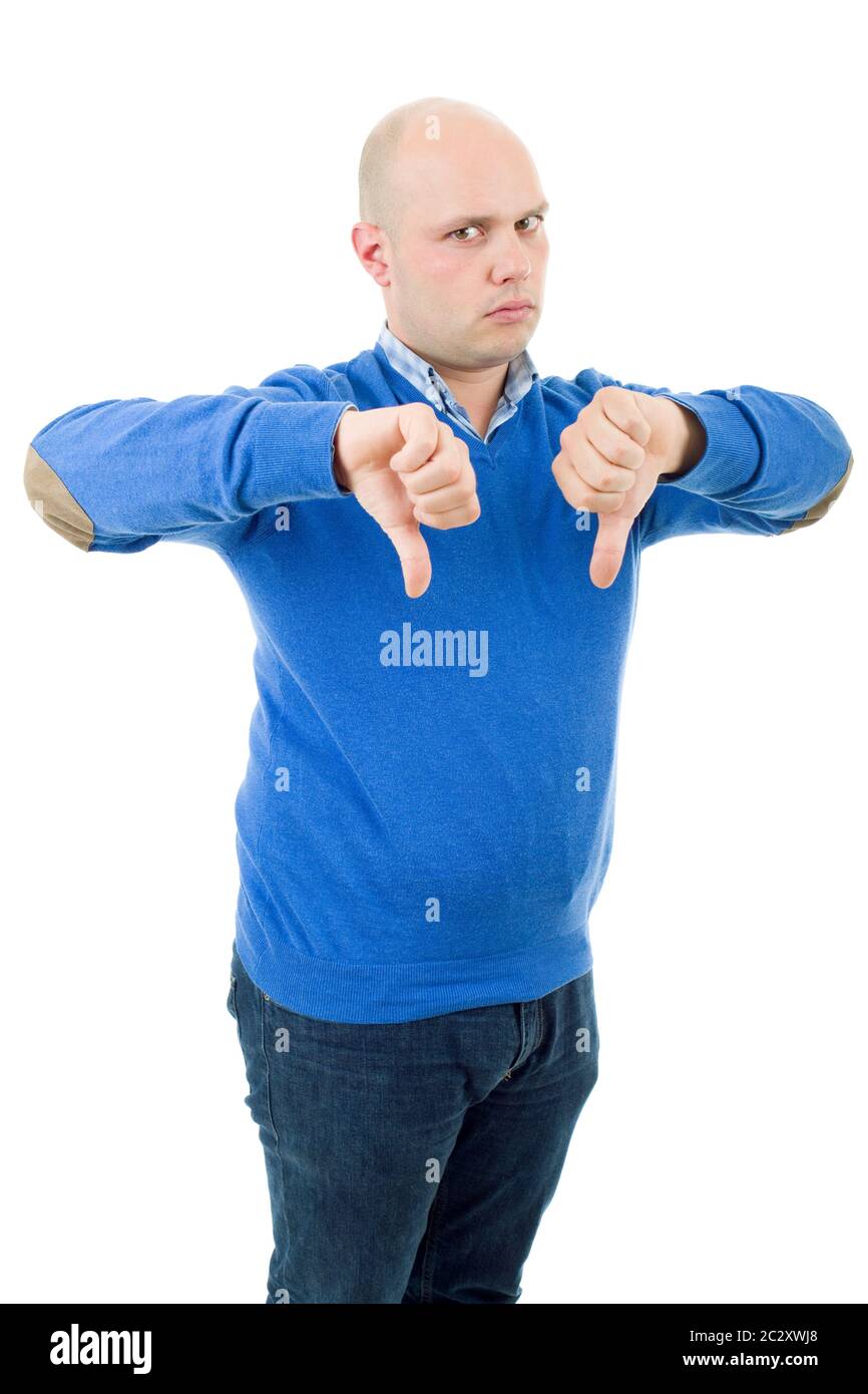 Man giving thumbs down hi-res stock photography and images - Alamy