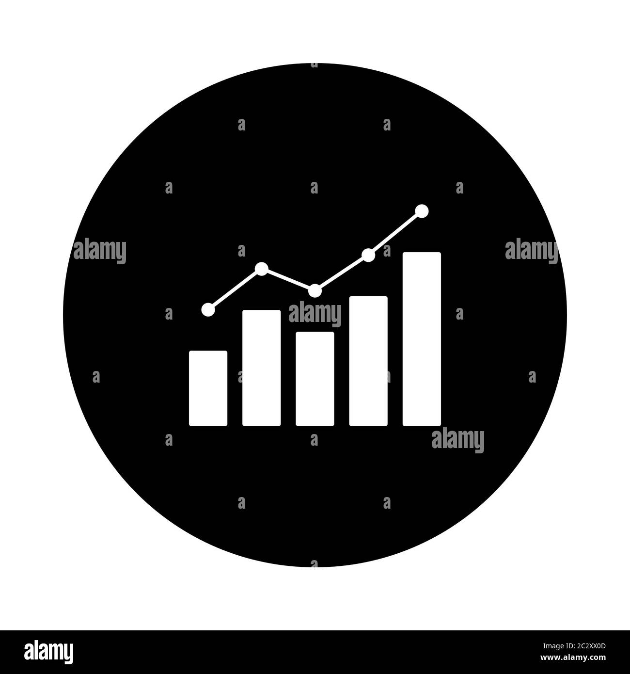 Chart and circle Stock Photo - Alamy