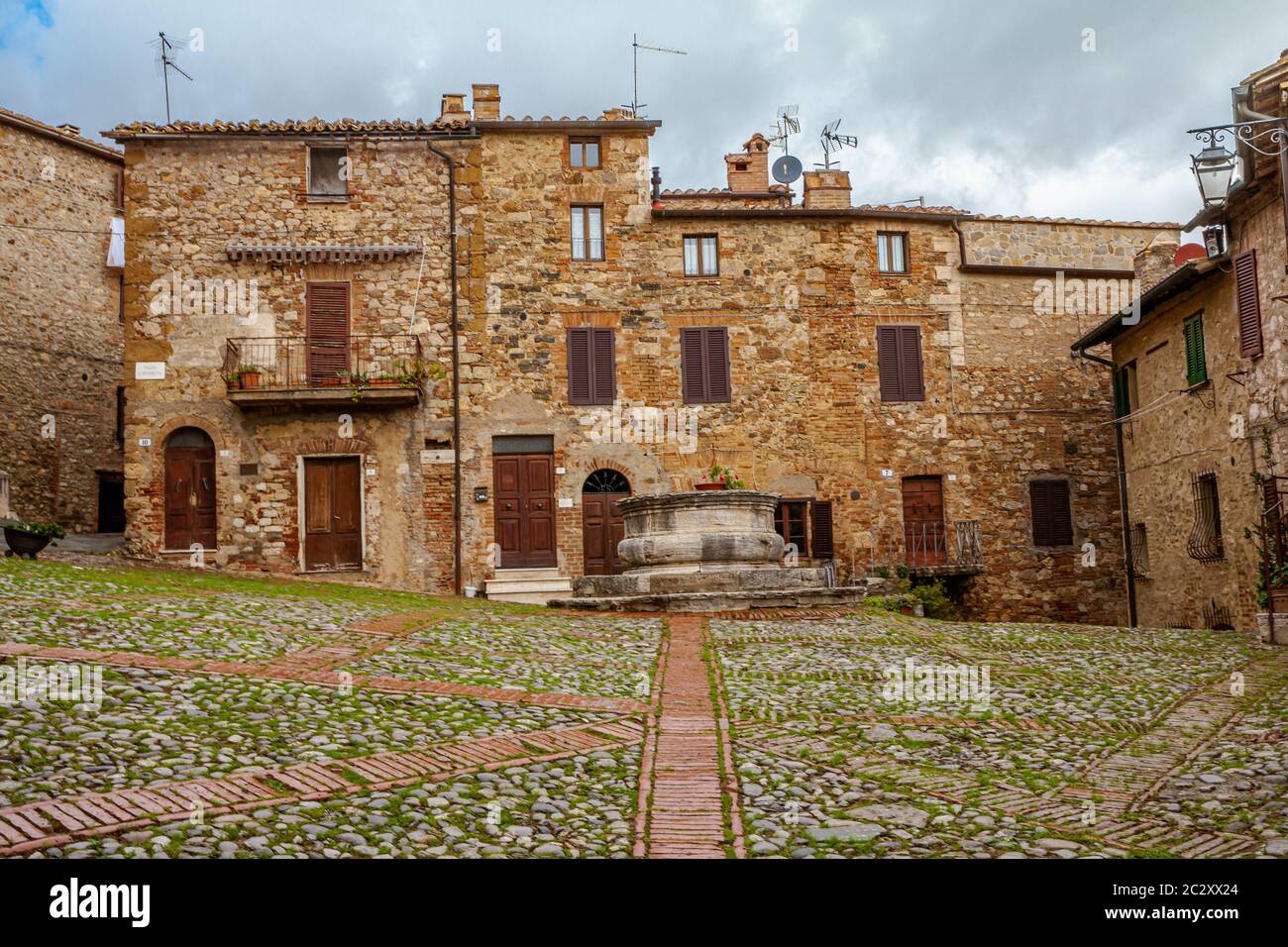 Tuscan Medieval Village Rocca d'Orcia Tuscany Italy Picturesque ...
