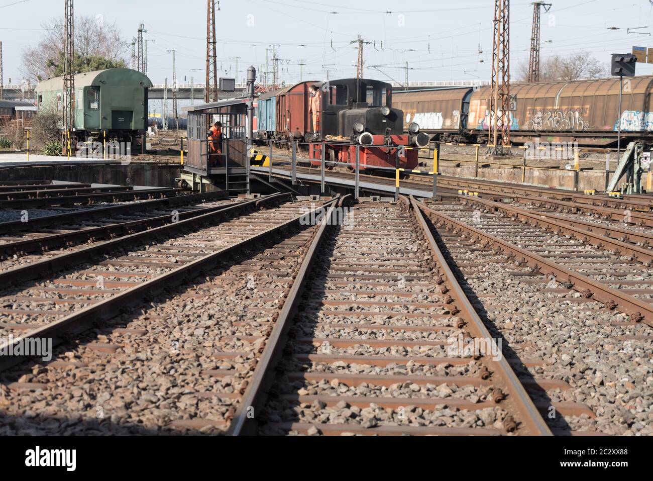 Locomotive turntable hi-res stock photography and images - Alamy