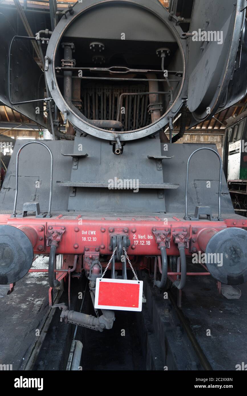 Boiler of a steam locomotive Stock Photo - Alamy