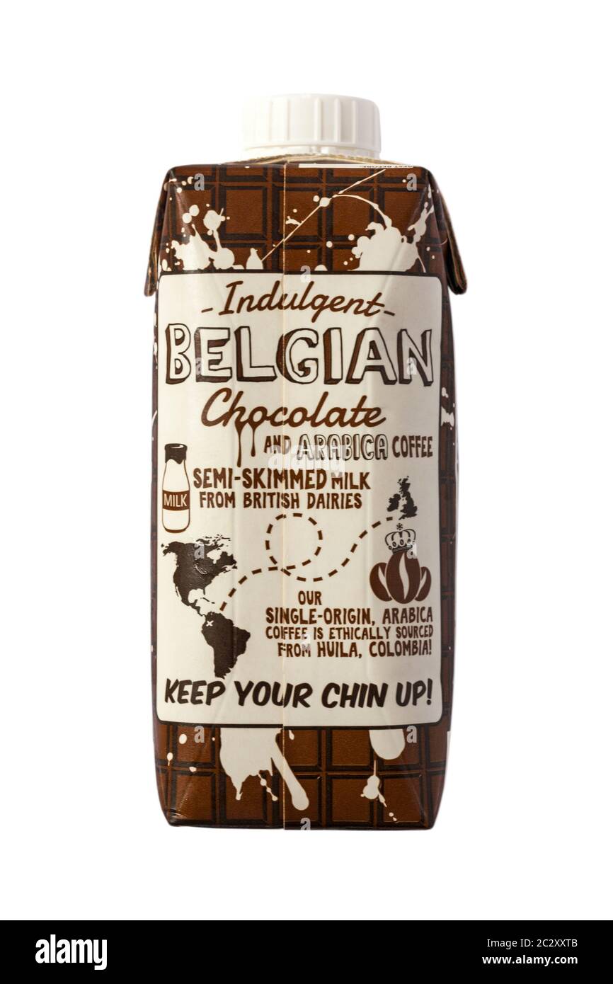 Jimmys belgian chocolate iced coffee Cut Out Stock Images & Pictures ...