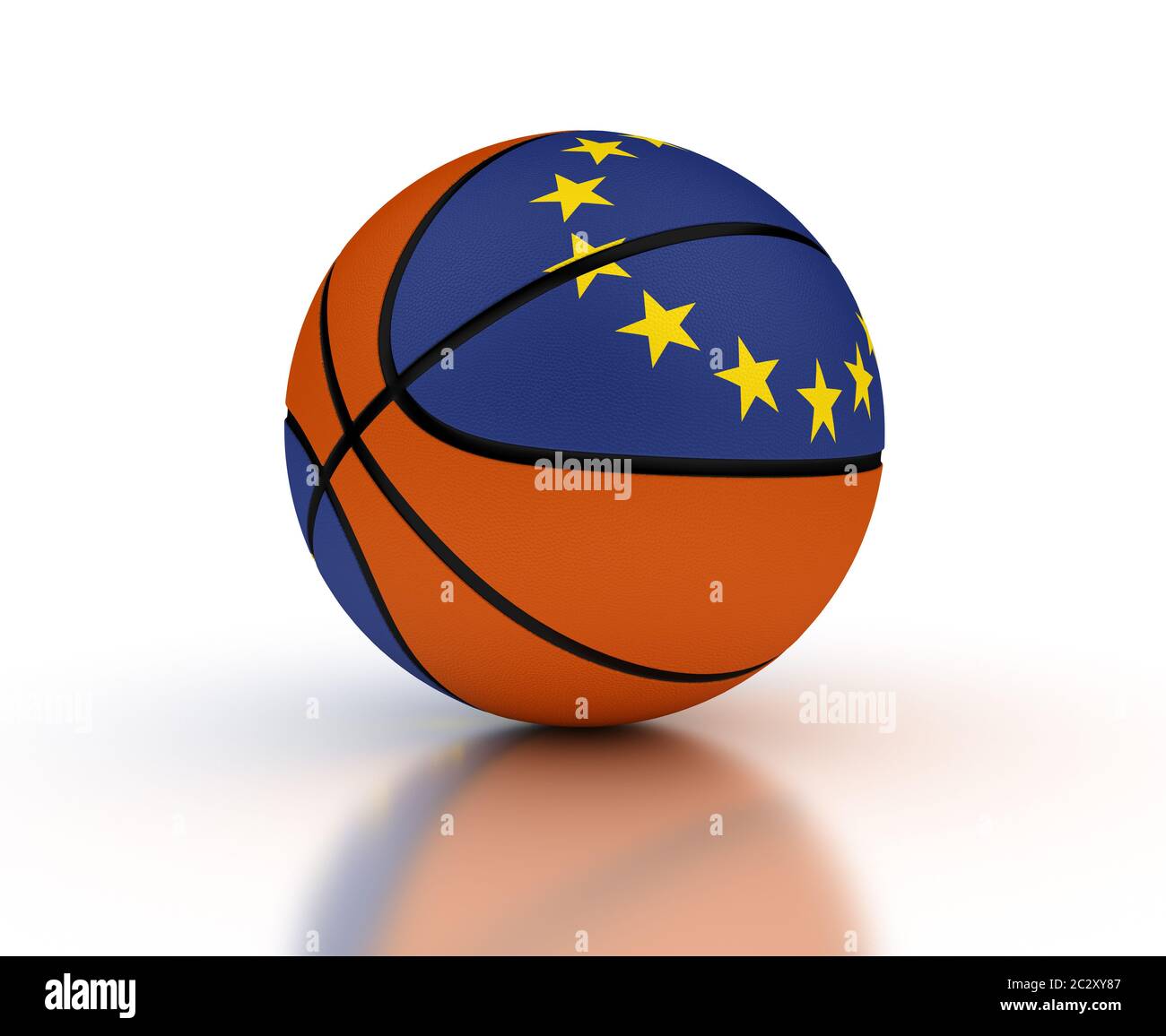 European Basketball Team (isolated with clipping path Stock Photo - Alamy