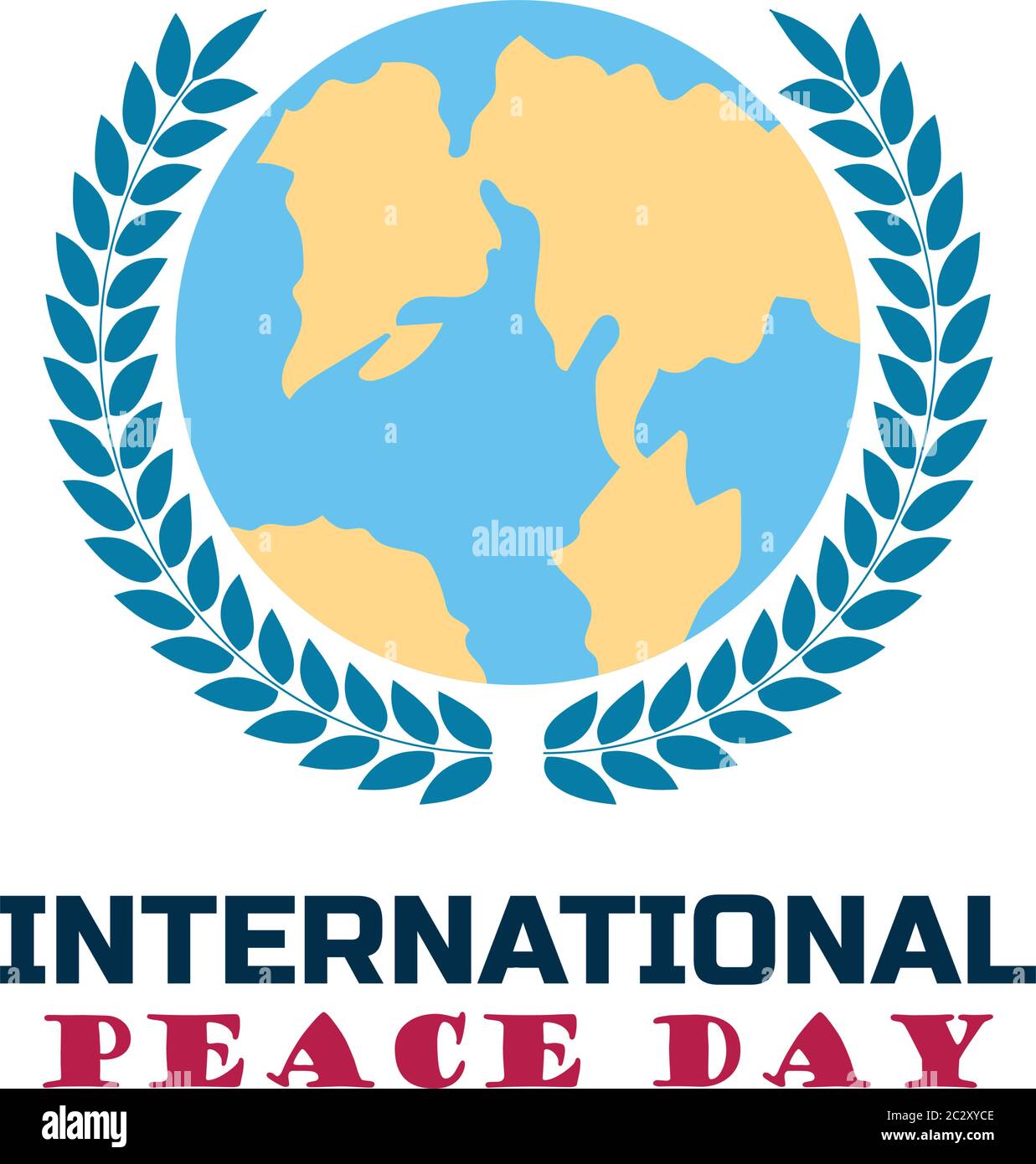 happy international peace day concept. vector illustration Stock Vector ...