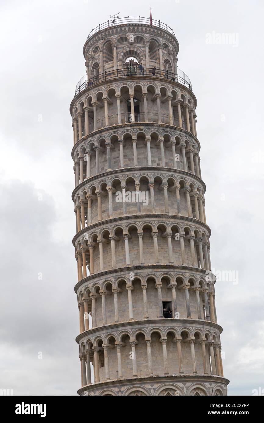Famous Landmark Leaning Tower of Pisa Italy Stock Photo - Alamy