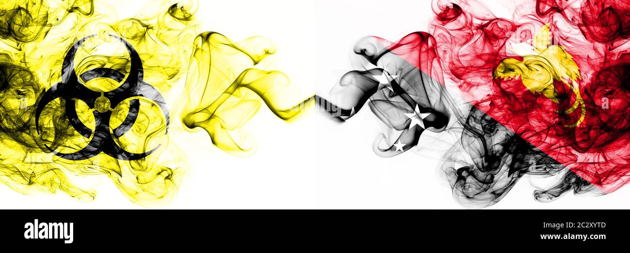 Papua New Guinea Quarantine. Coronavirus COVID-19 lockdown. Smoky ...