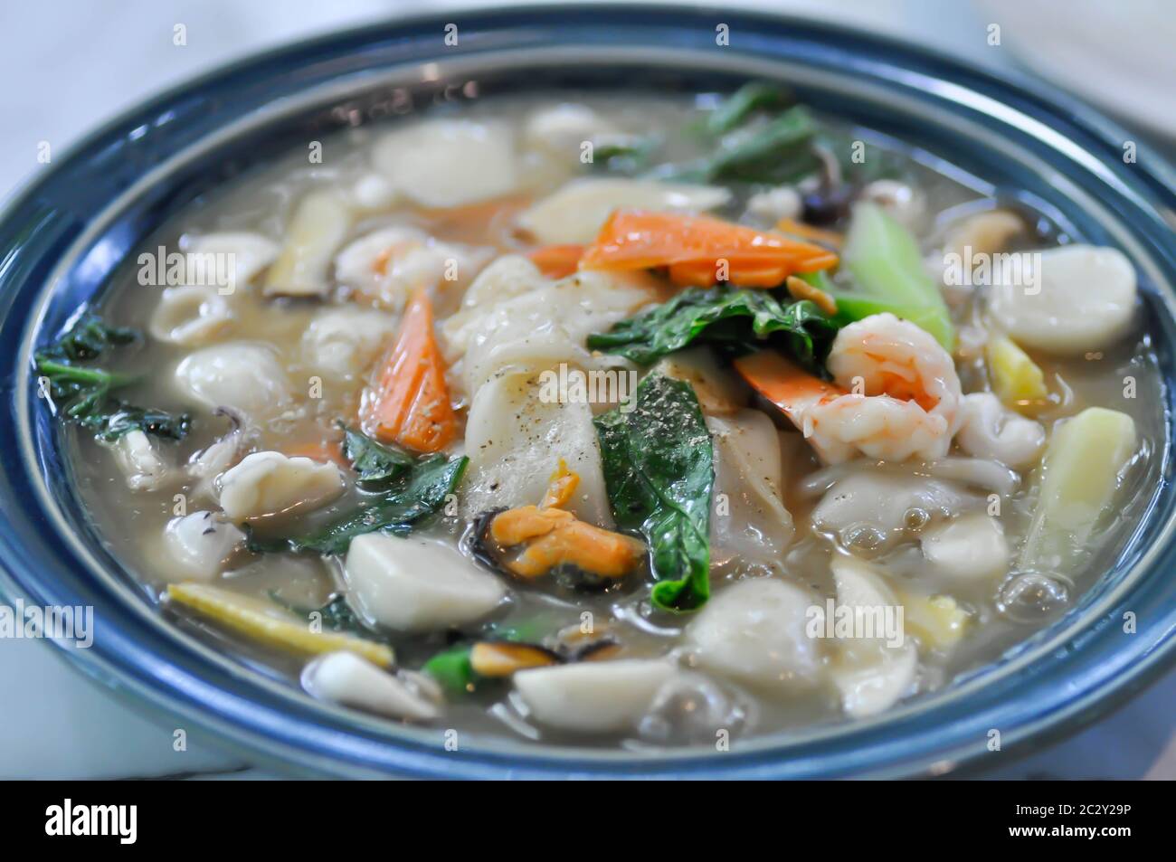 noodle or seafood noodle, Thai noodles Stock Photo - Alamy