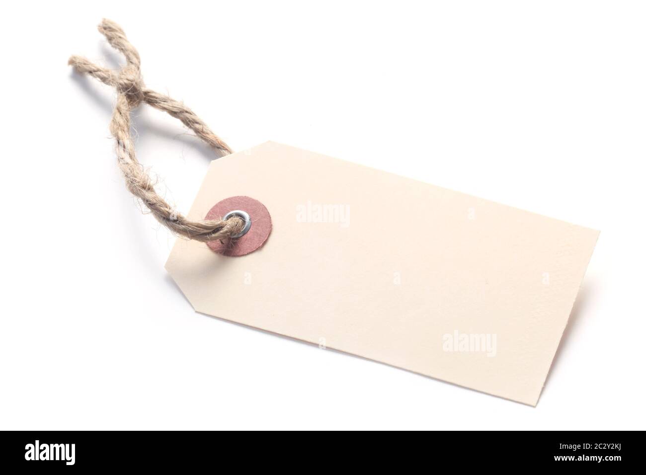 Blank Paper Label Stock Photo - Alamy