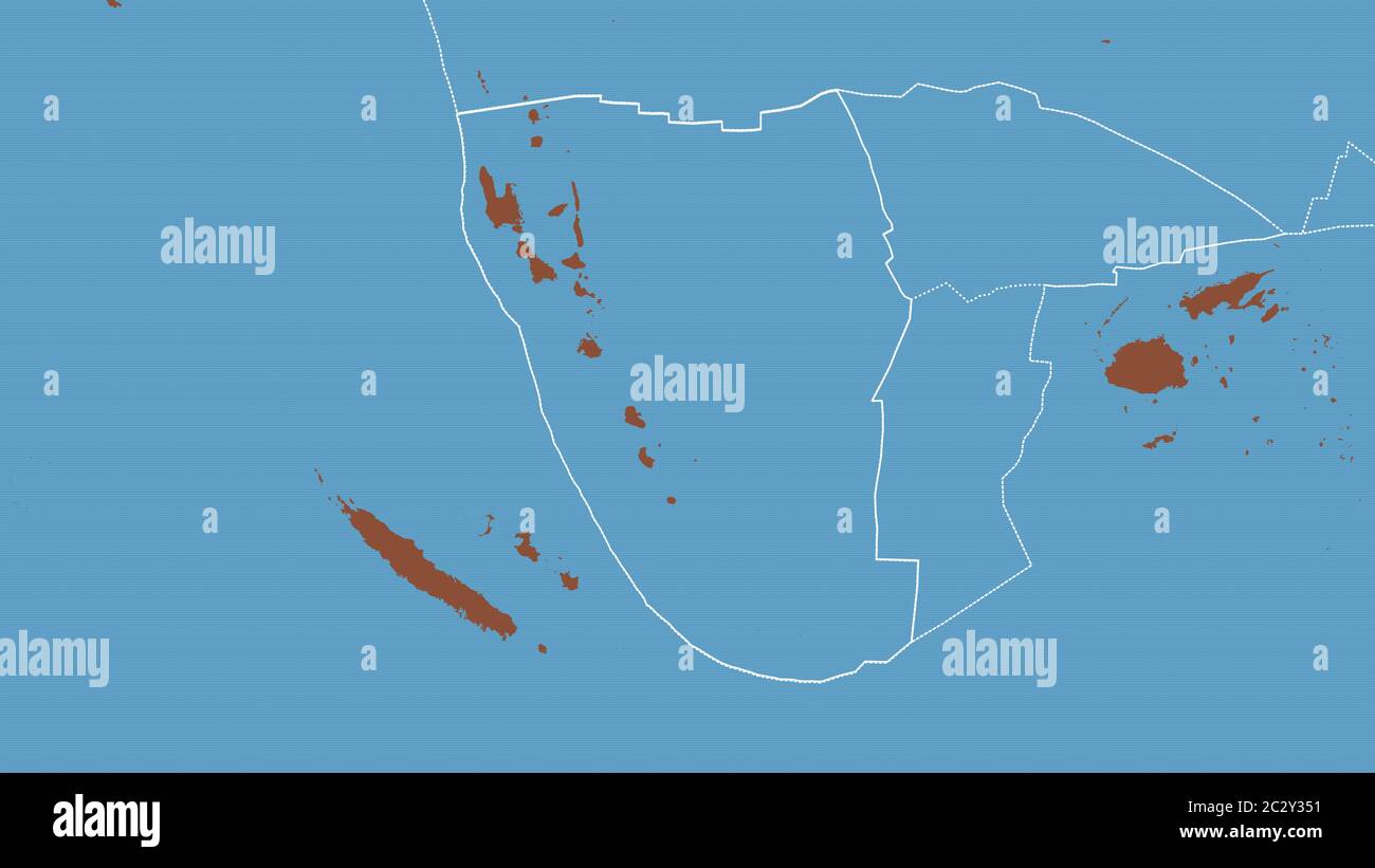Map of the new hebrides hi-res stock photography and images - Alamy