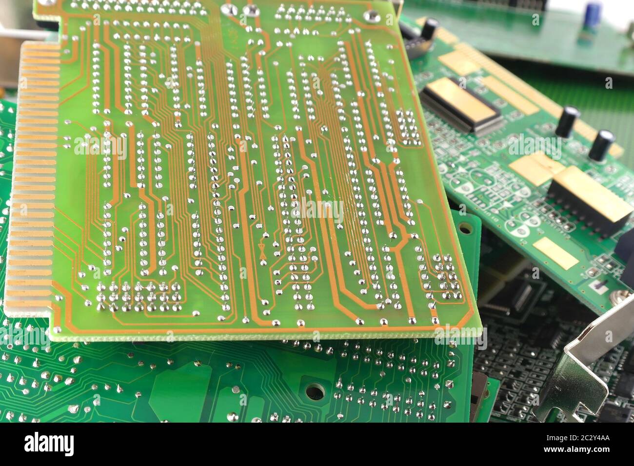 Abstract background with components for computer Stock Photo - Alamy