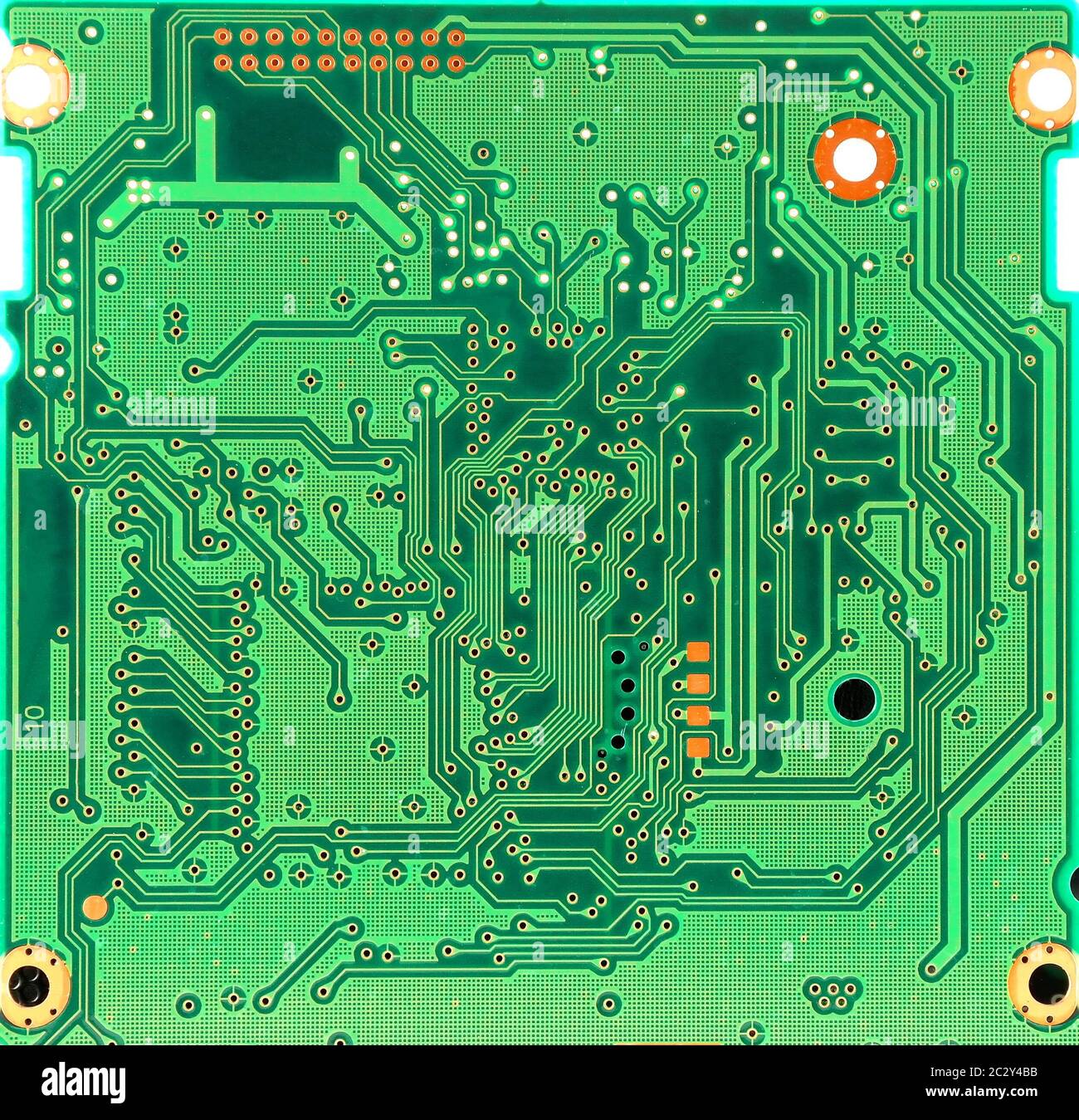 Abstract background with old computer circuit board Stock Photo - Alamy