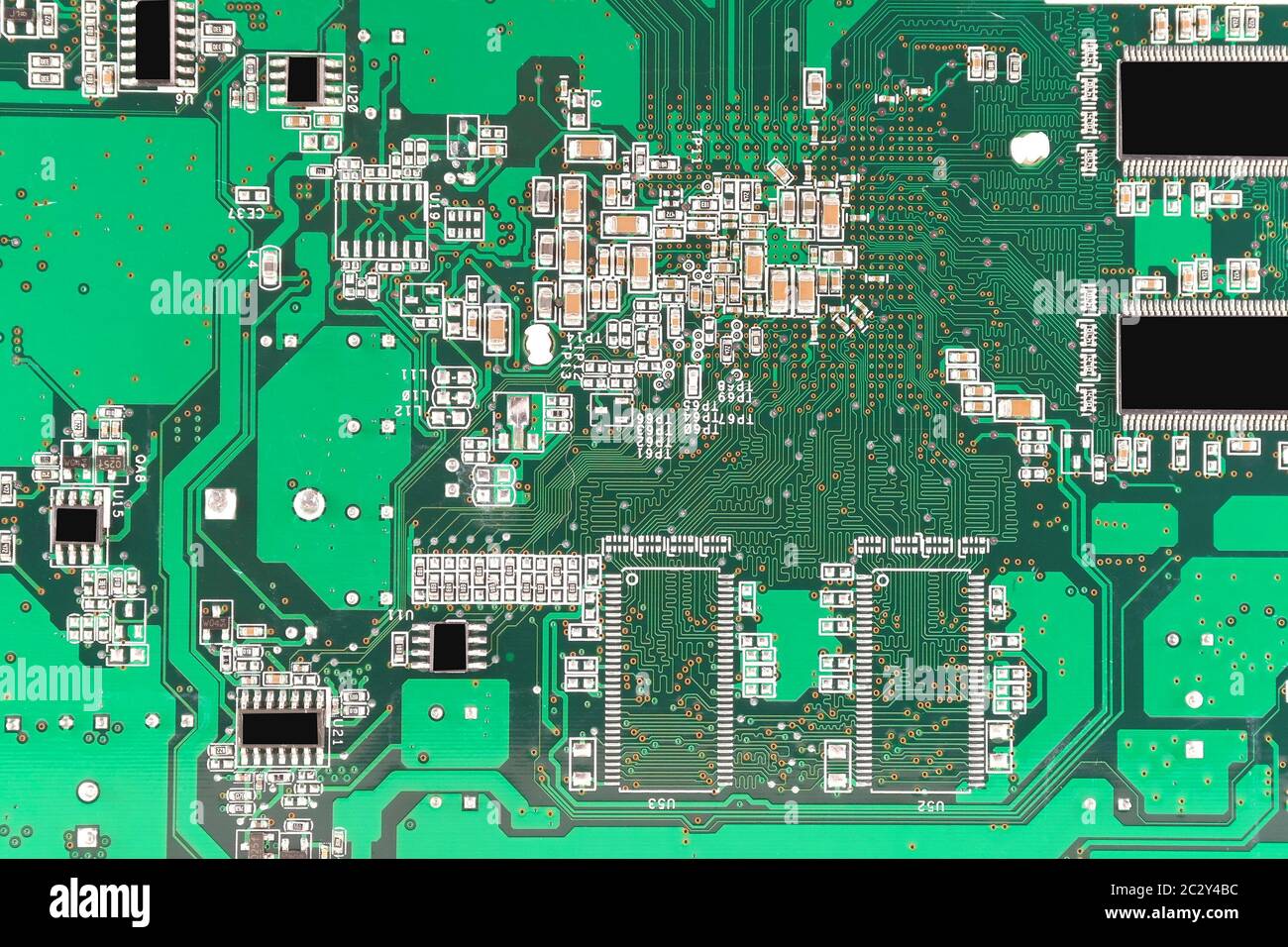 Abstract background with old computer circuit board Stock Photo - Alamy