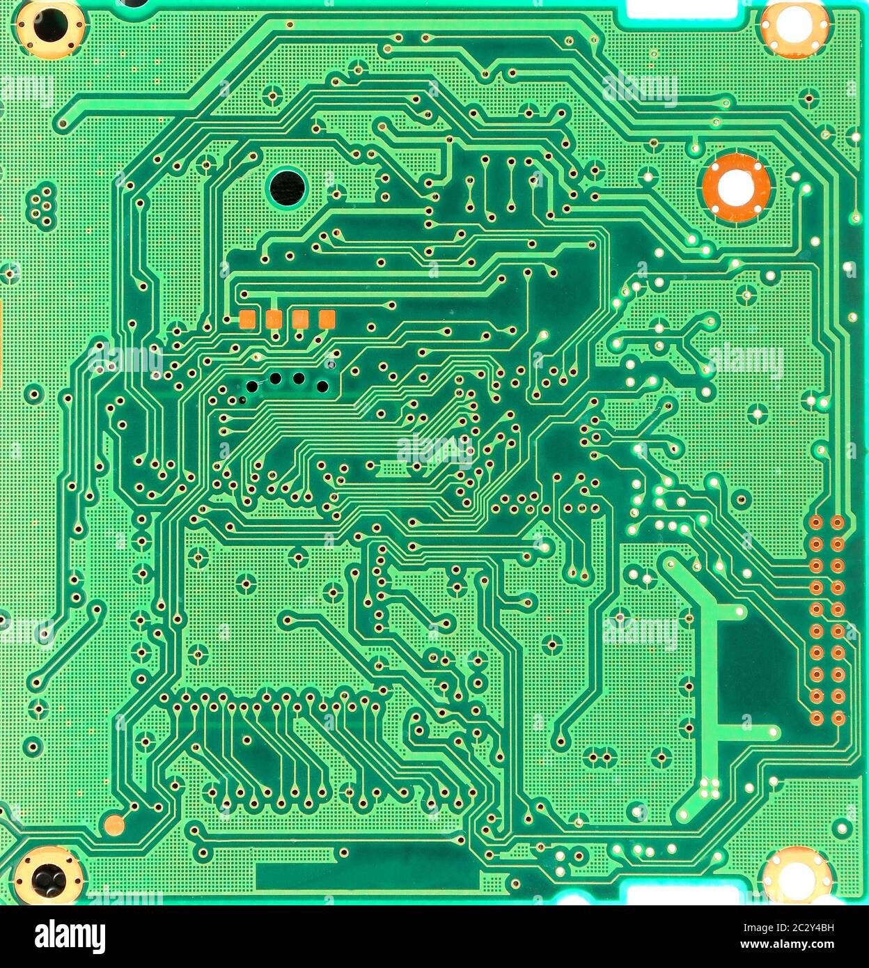 Abstract background with old computer circuit board Stock Photo - Alamy