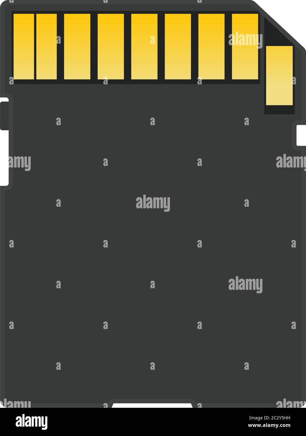 sd card chip for memory card concept. vector illustration Stock Vector ...