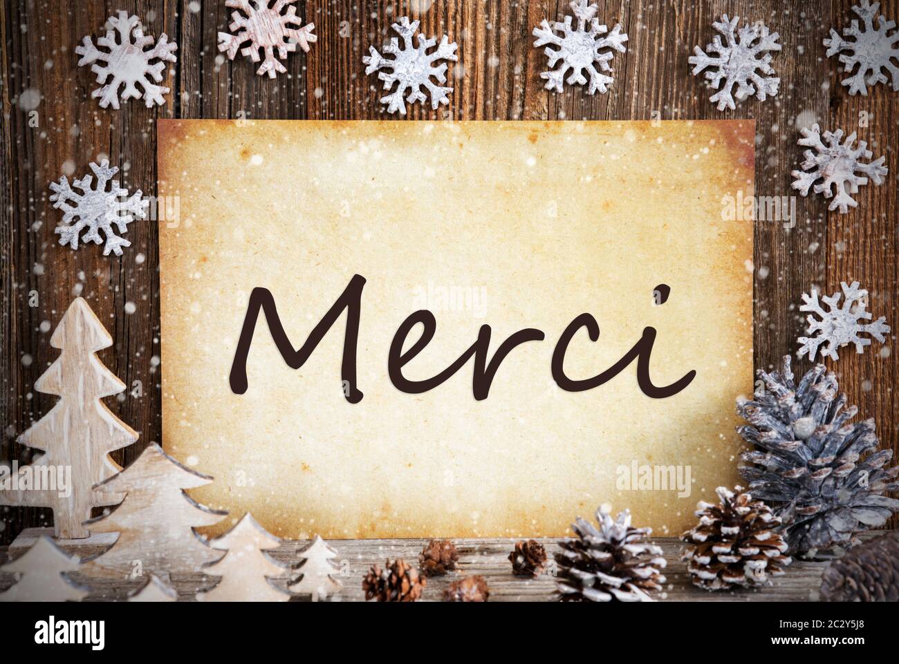 Sign french text merci means hi-res stock photography and images - Alamy