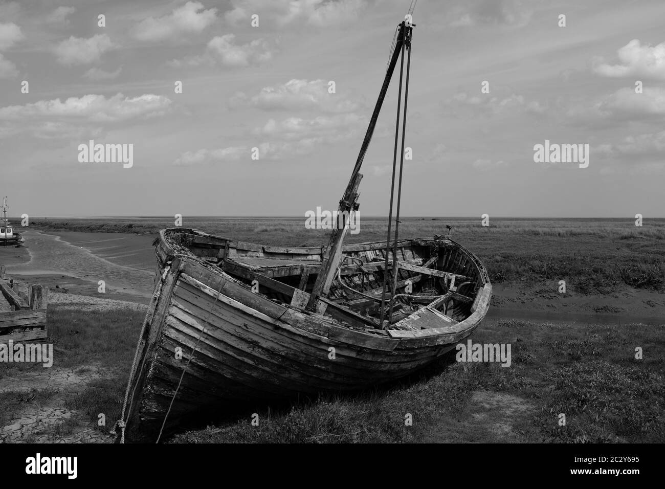 Traditional wooden hull Black and White Stock Photos & Images - Alamy