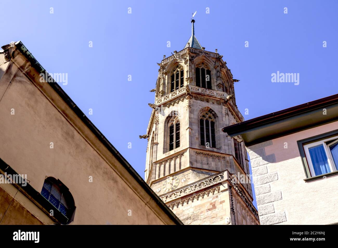 Gothic Chapel Tower, City of Rottweil, Southern Germany Stock Photo - Alamy