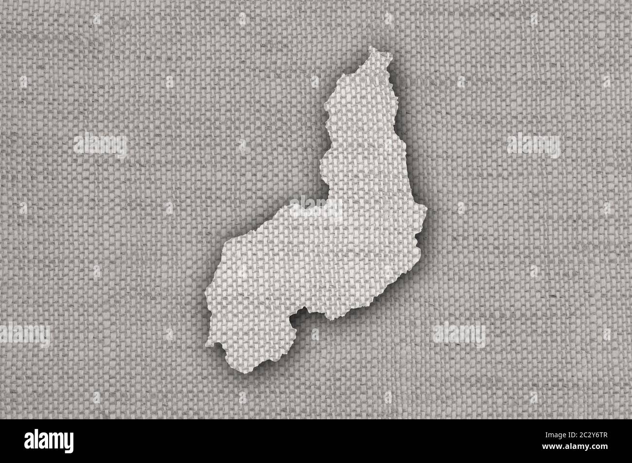 Map of Piaui on old linen Stock Photo - Alamy