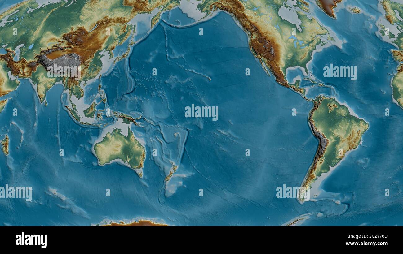 Blank Pacific Rim Map